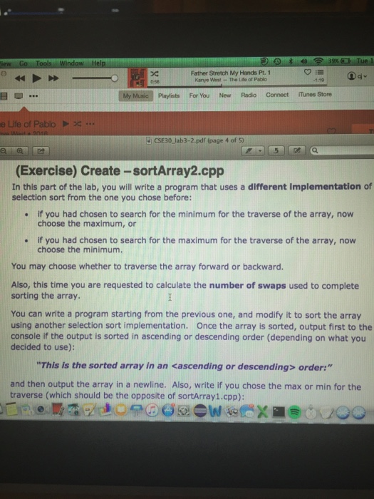 Solved In this part of the lab, you will write a program | Chegg.com