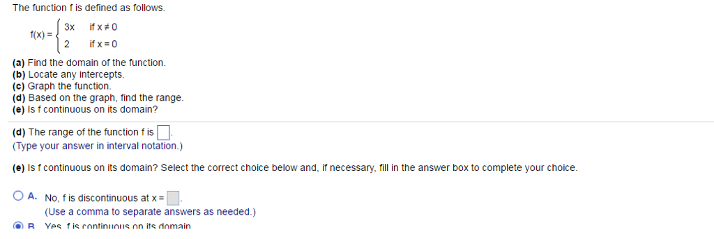 Solved The function f is defined as follows. 3x if x 0 f(x) | Chegg.com