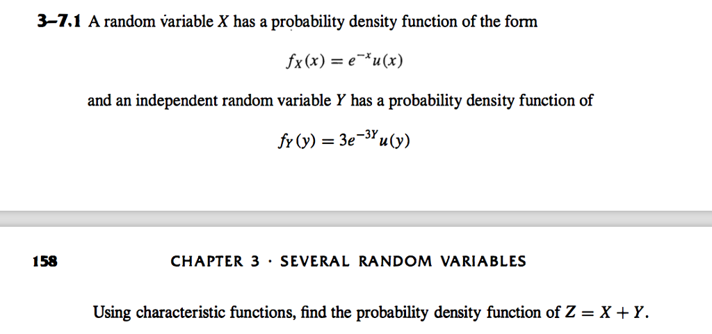 A random variable X has a probability density | Chegg.com