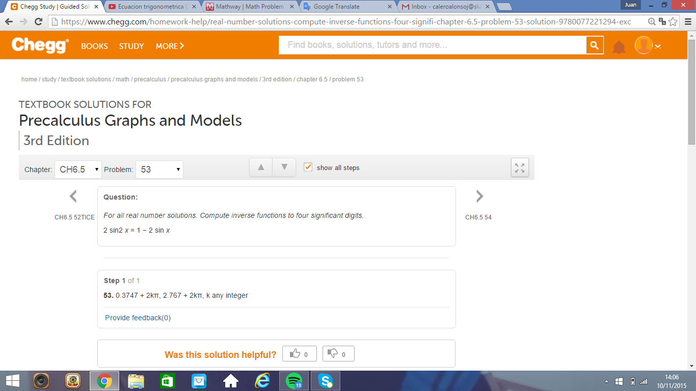 Solved e Chegg Study Guided So Ecuacion trigonometrica. x | Chegg.com