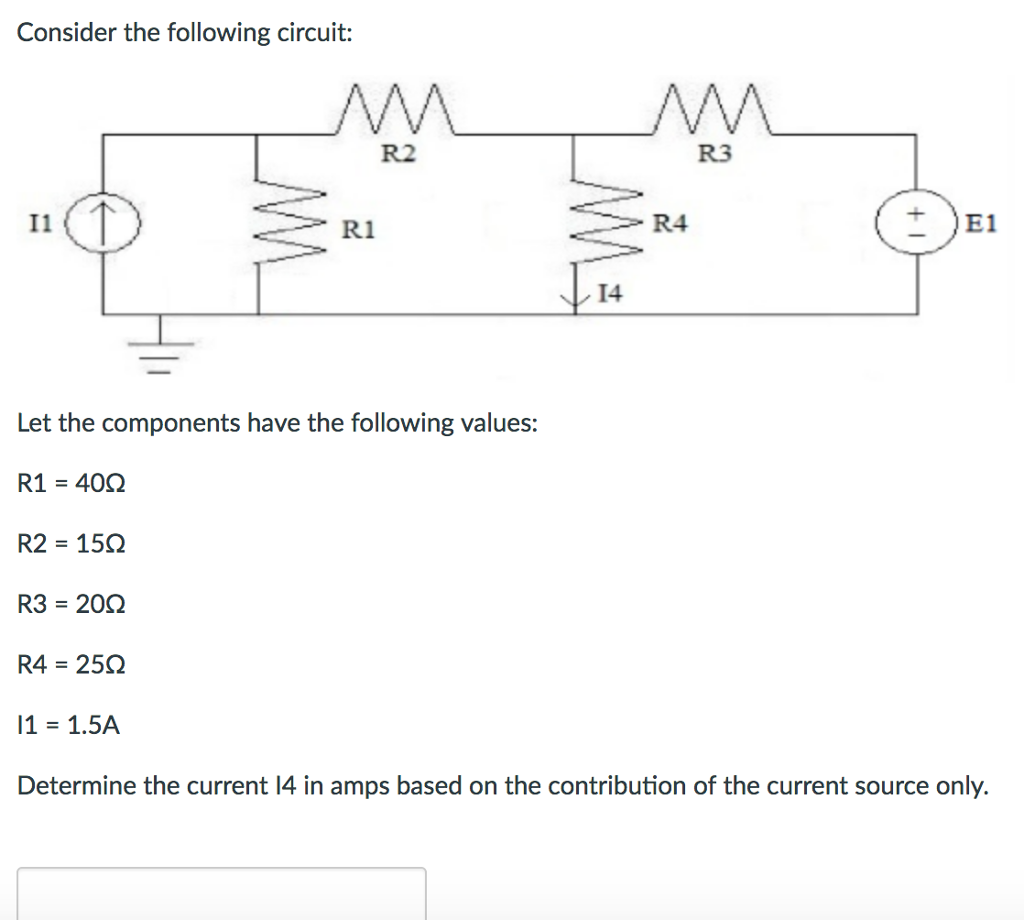 Solved Consider the following circuit: Let the components | Chegg.com
