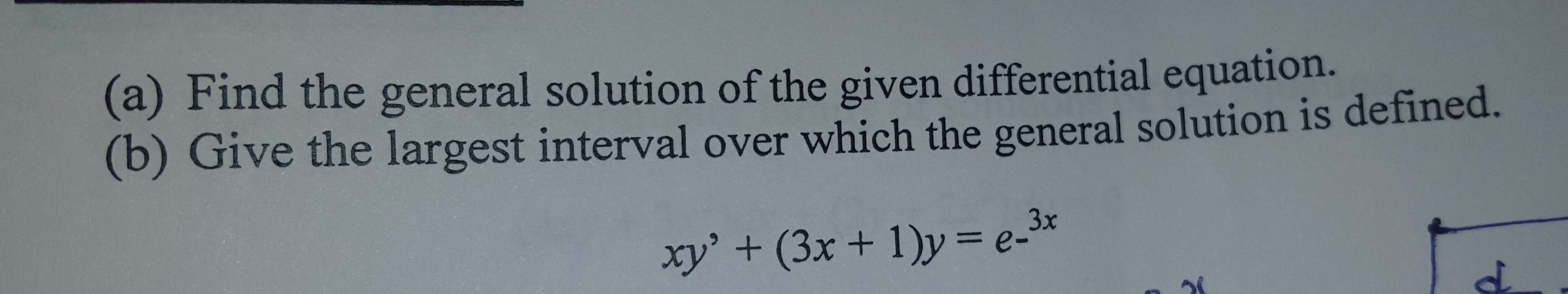 Solved Find the general solution of the given differential | Chegg.com