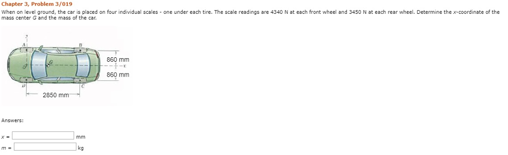 Solved Chapter 3, Problem 3/019 When on level ground, the | Chegg.com Solved Chapter 3, Problem 3/019 When on level ground, the | Chegg.com