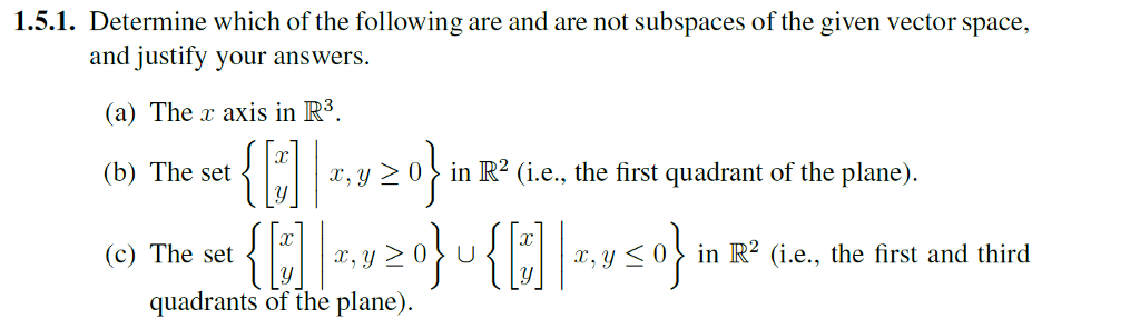 Solved Determine which of the following are and are not | Chegg.com