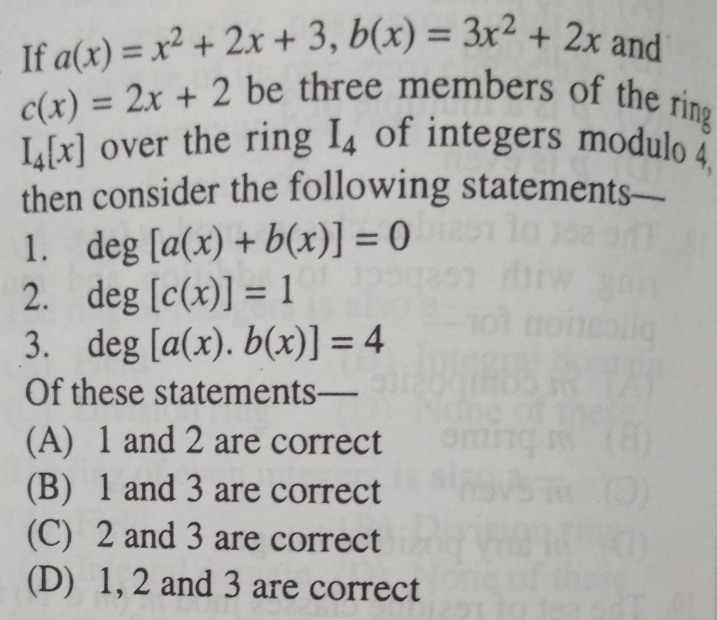 Solved =x2 + 2x + + 2x and = 2x + 2 be three members of the | Chegg.com