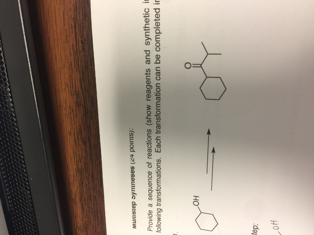 Solved Provide a sequence of reactions (show reagents and | Chegg.com