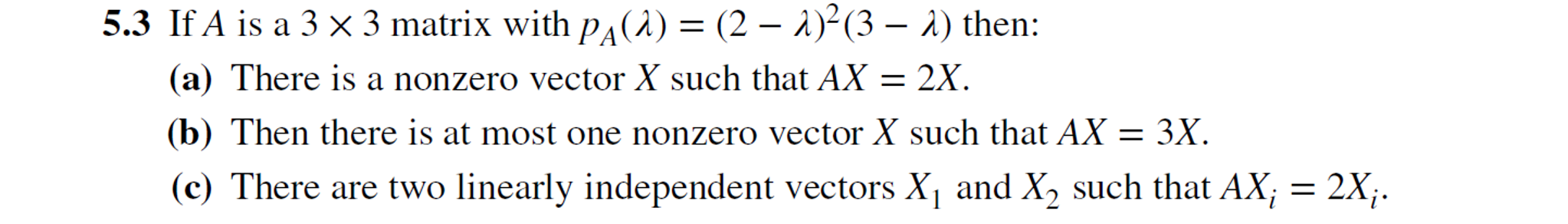 Solved If A is a 3 times 3 matrix with P_A(lambda) = (2 - | Chegg.com