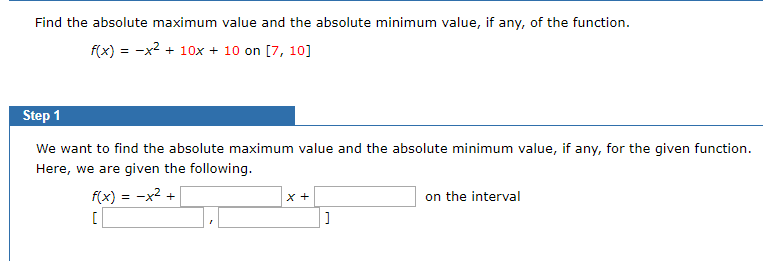 Solved Find the absolute maximum value and the absolute | Chegg.com Solved Find the absolute maximum value and the absolute | Chegg.com