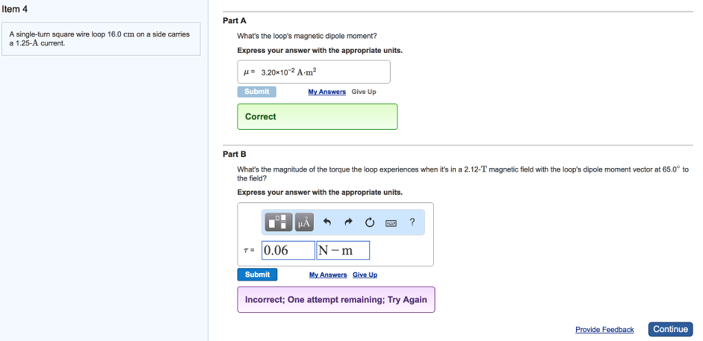 Solved A single-turn square wire loop 16.0 cm on a side | Chegg.com