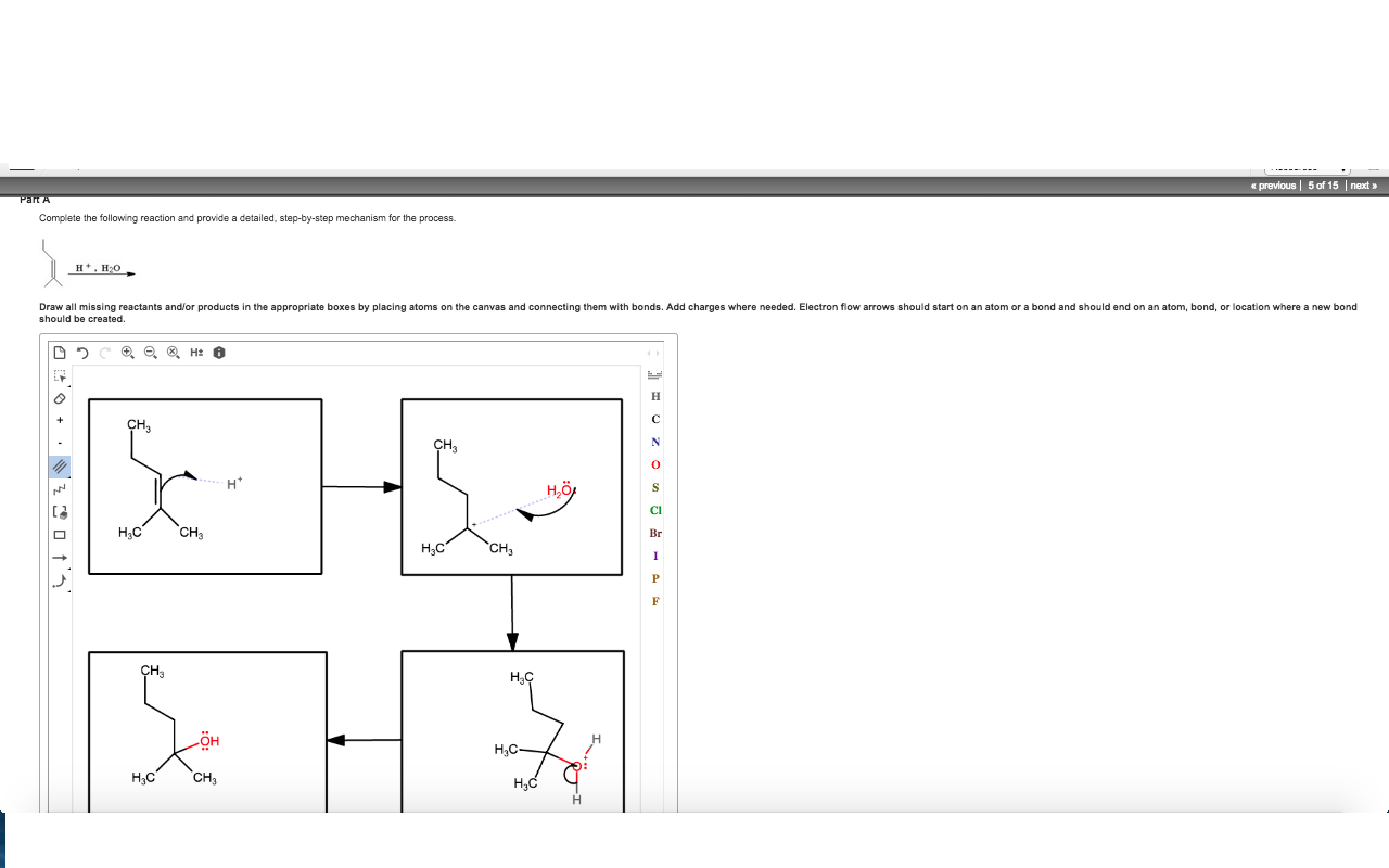 Solved Complete the following reaction and provide a | Chegg.com