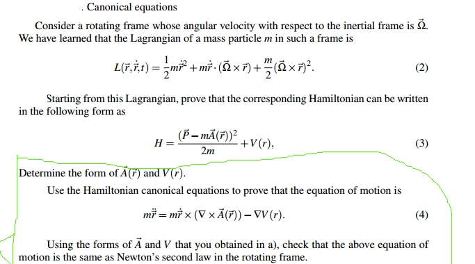 Use The Given Hamiltonian To Find The Required