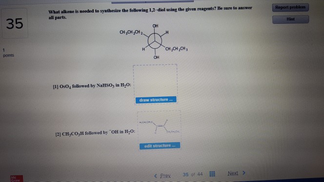 Solved What alkene is needed to synthesize the following | Chegg.com