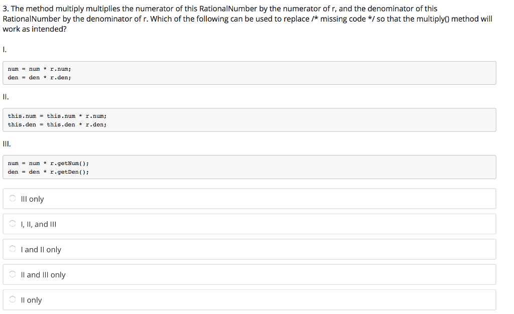 Solved Public Class Rationalnumber I Private Int Num 