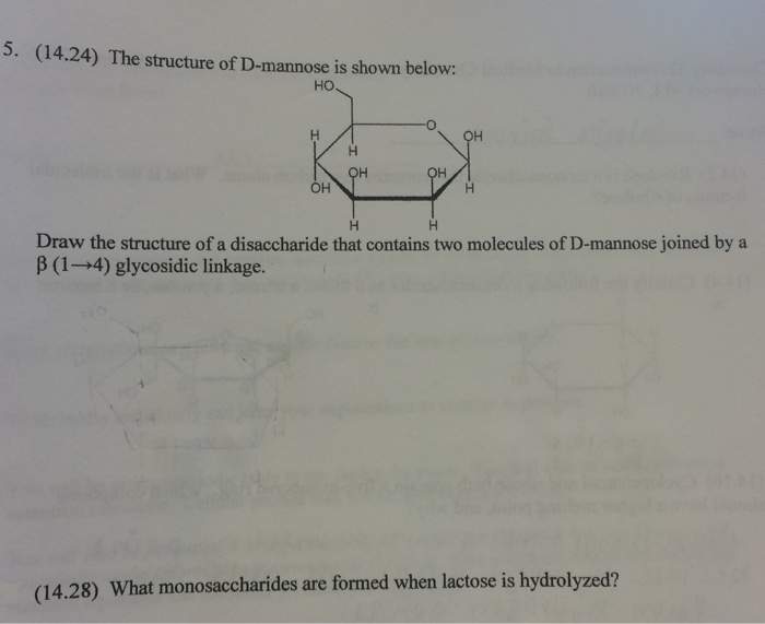 Solved The structure of D-mannose is shown below: Draw the | Chegg.com Solved The structure of D-mannose is shown below: Draw the | Chegg.com