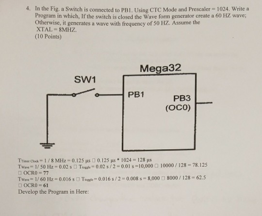 Solved 4. In the Fig. a Switch is connected to PBI. Using | Chegg.com