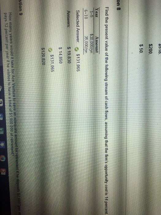 Solved Find the present value of the following stream of | Chegg.com