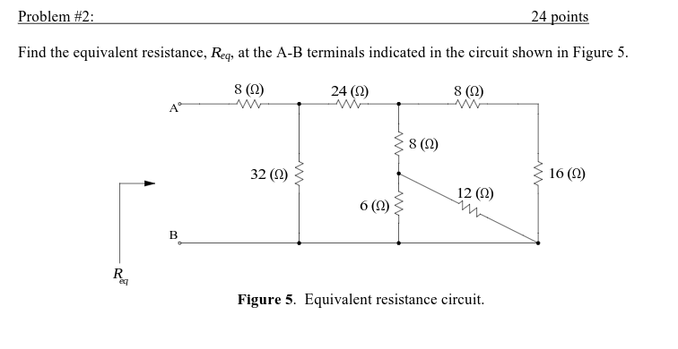 Solved Find the equivalent resistance, R_eq, at the A-B | Chegg.com
