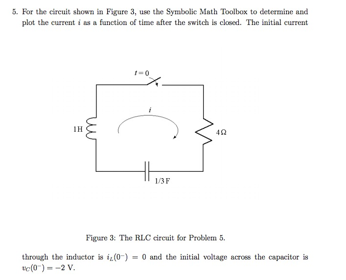 Solved For the circuit shown in Figure 3, use the Symbolic | Chegg.com
