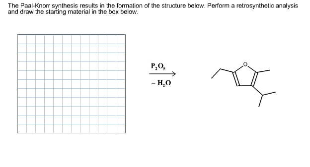 Solved The Paal-Knorr synthesis results in the formation of | Chegg.com
