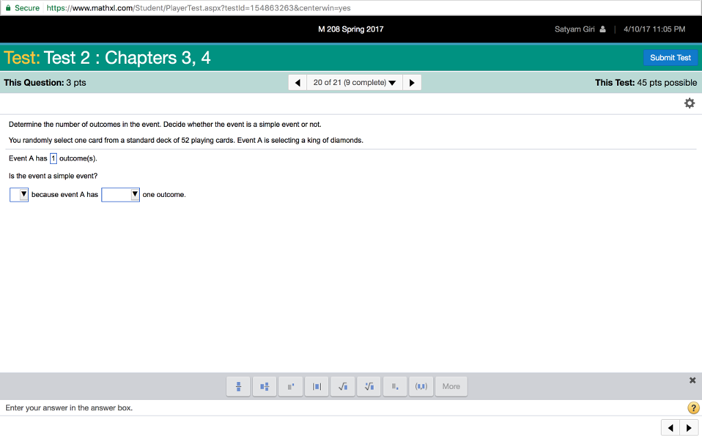 Solved Determine The Number Of Outcomes In The Event Decide 