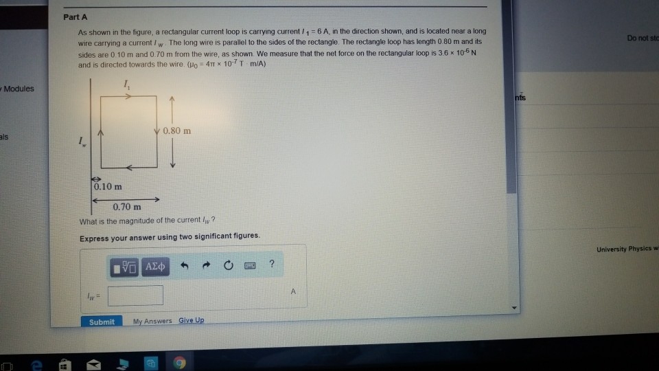 Solved As shown in the figure, a rectangular current loop is | Chegg.com