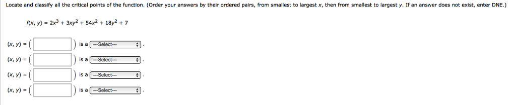 Solved Locate and classify all the critical points of the | Chegg.com
