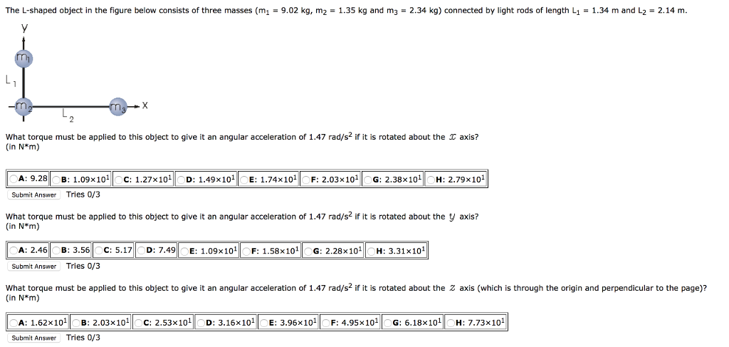 Solved The L-shaped object in the figure below consists of | Chegg.com