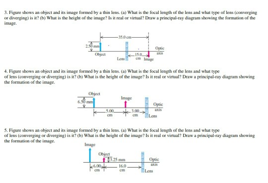 Solved 3. Figure shows an object and its image formed by a | Chegg.com