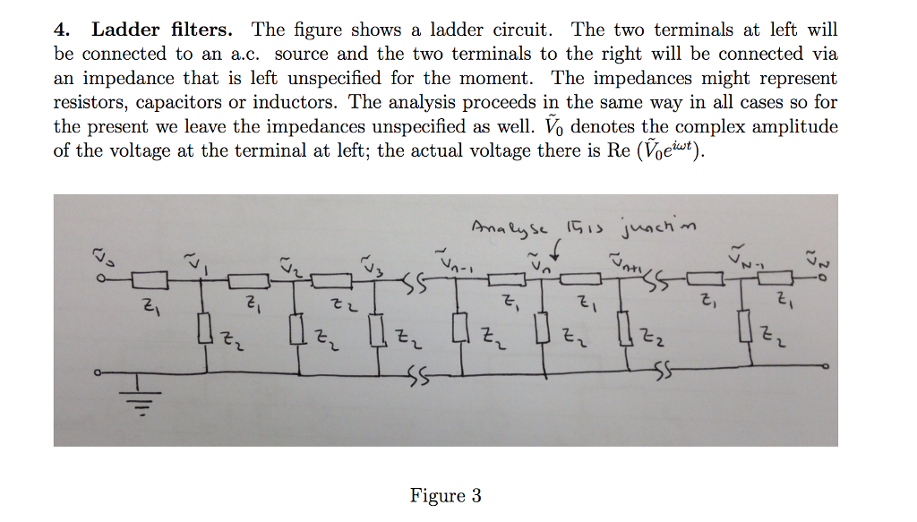 The figure shows a ladder circuit. The two terminals | Chegg.com