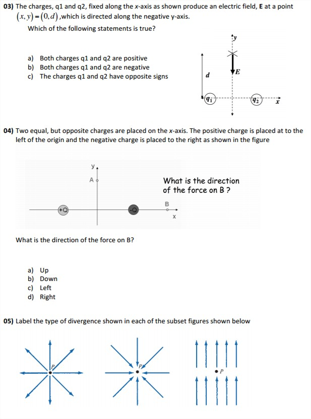 Solved The charges, q1 and q2, fixed along the x-axis as | Chegg.com