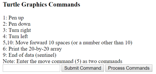 Solved Write a JavaScript program which will simulate turtle | Chegg.com