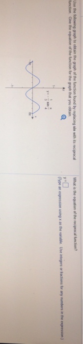 Solved Use the following graph to obtain the graph of the | Chegg.com