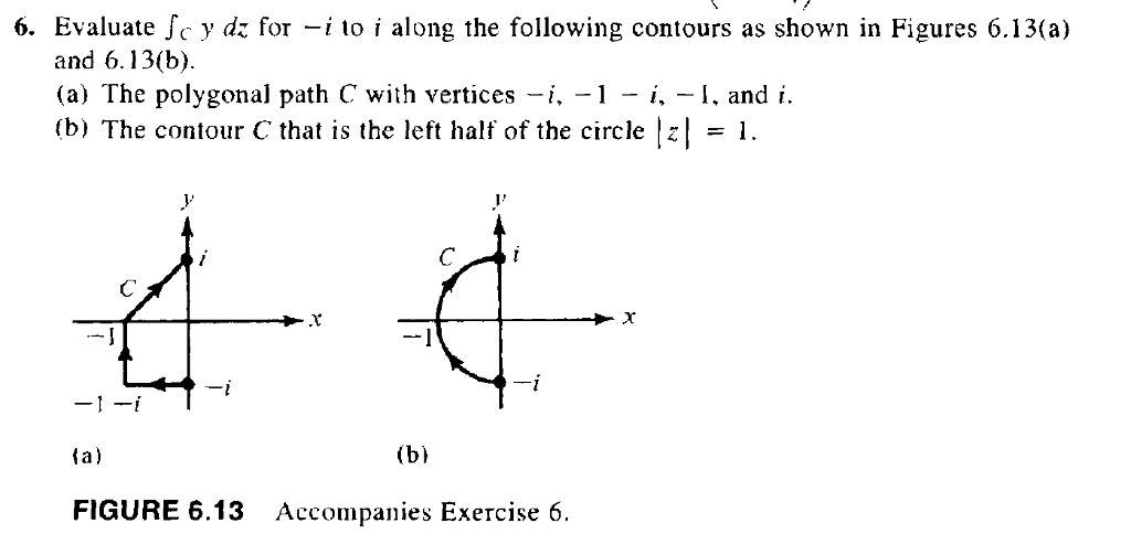 Solved Evaluate integral_C y dz for -i to i along the | Chegg.com
