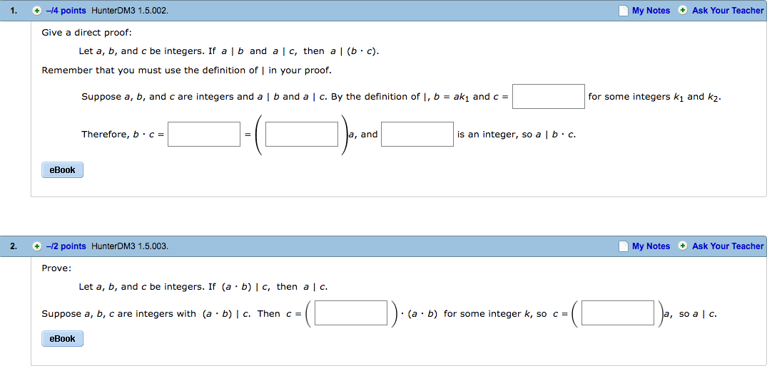 Solved Give a direct proof: Let a, b, and c be integers. If | Chegg.com