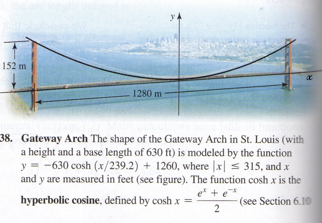 Gateway Arch Single Variable Calculus, 2nd Semester. | Chegg.com