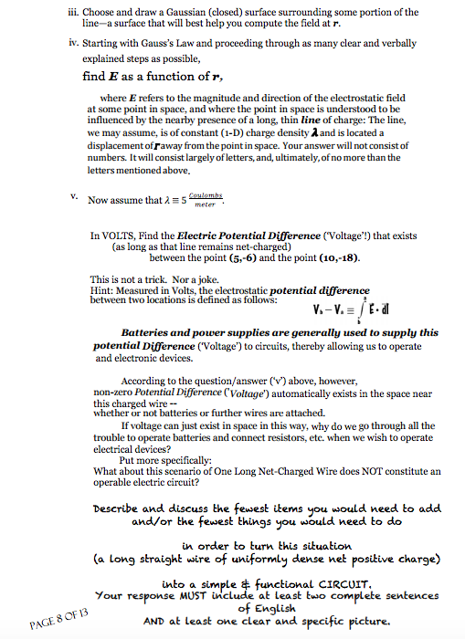 Solved I. E-FIELDS FROM (25 PTS) Two point charges of | Chegg.com