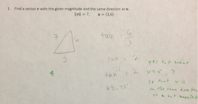 Solved Find a vector v with the given magnitude and the same | Chegg.com