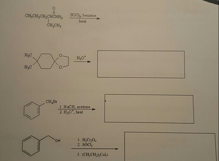 Solved Provide structures for the starting materials, | Chegg.com