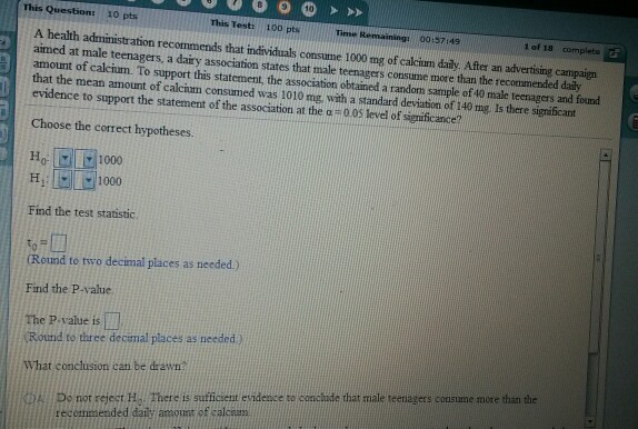 Solved This Question: 10 pts This Test: 100 pts Time | Chegg.com Solved This Question: 10 pts This Test: 100 pts Time | Chegg.com