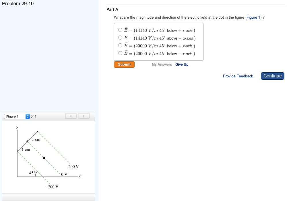 Solved What Are The Magnitude And Direction Of The Electric