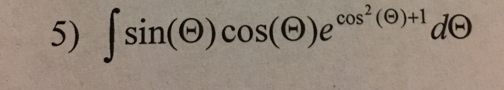Solved Complete the following integral integral sin(Theta) | Chegg.com Solved Complete the following integral integral sin(Theta) | Chegg.com