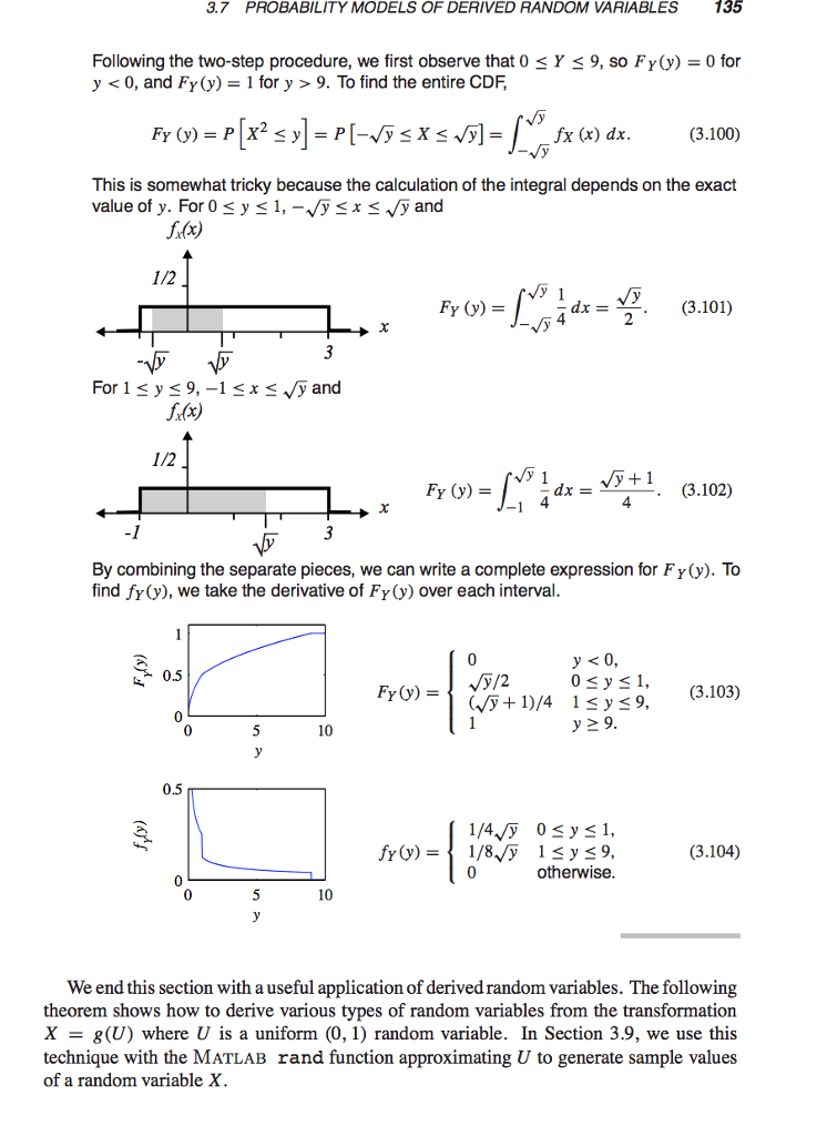 Solved Example 3.26 Suppose X is uniformly distributed over | Chegg.com