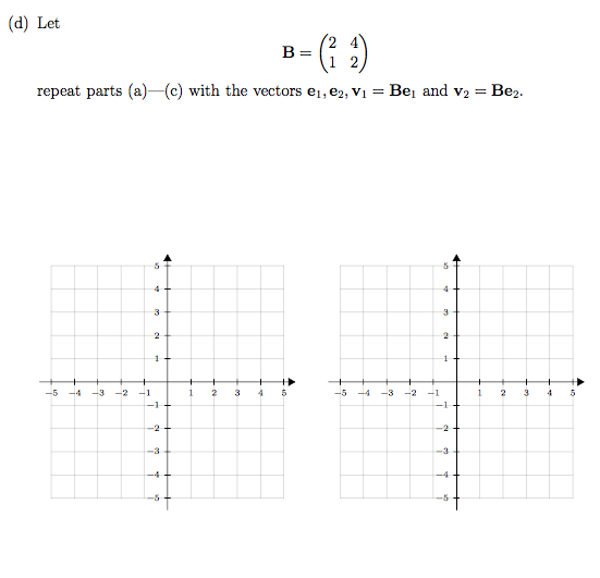 Solved 4. (5 points) Matrices as Linear Transformations & | Chegg.com