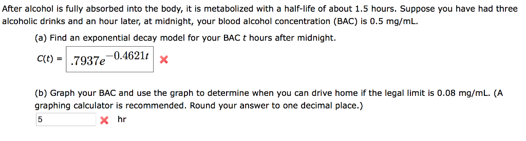 Solved After alcohol is fully absorbed into the body, it is | Chegg.com