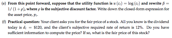 The Lucas Tree - This question asks you to re-derive | Chegg.com