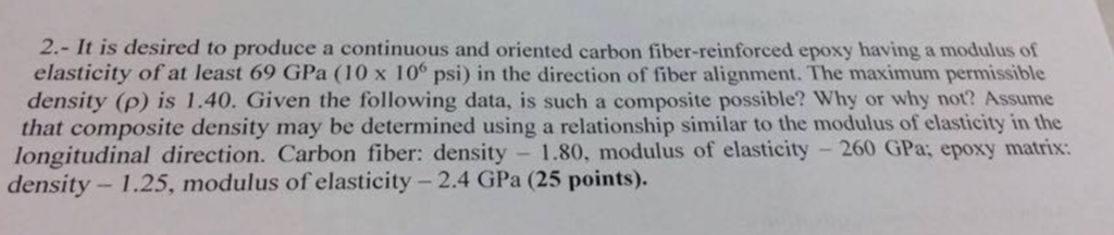 Solved It is desired to produce a continuous and oriented | Chegg.com