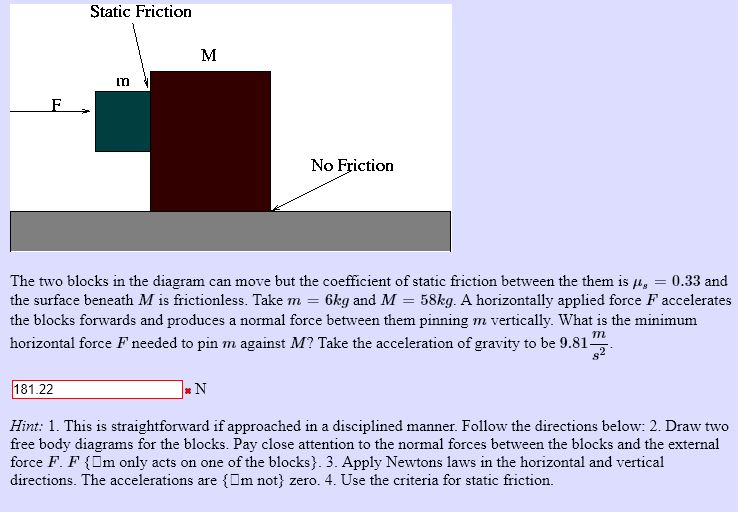 Static Friction Free Body Diagram - Wiring Site Resource