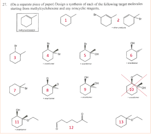 Solved (On a separate piece of paper) Design a synthesis of | Chegg.com