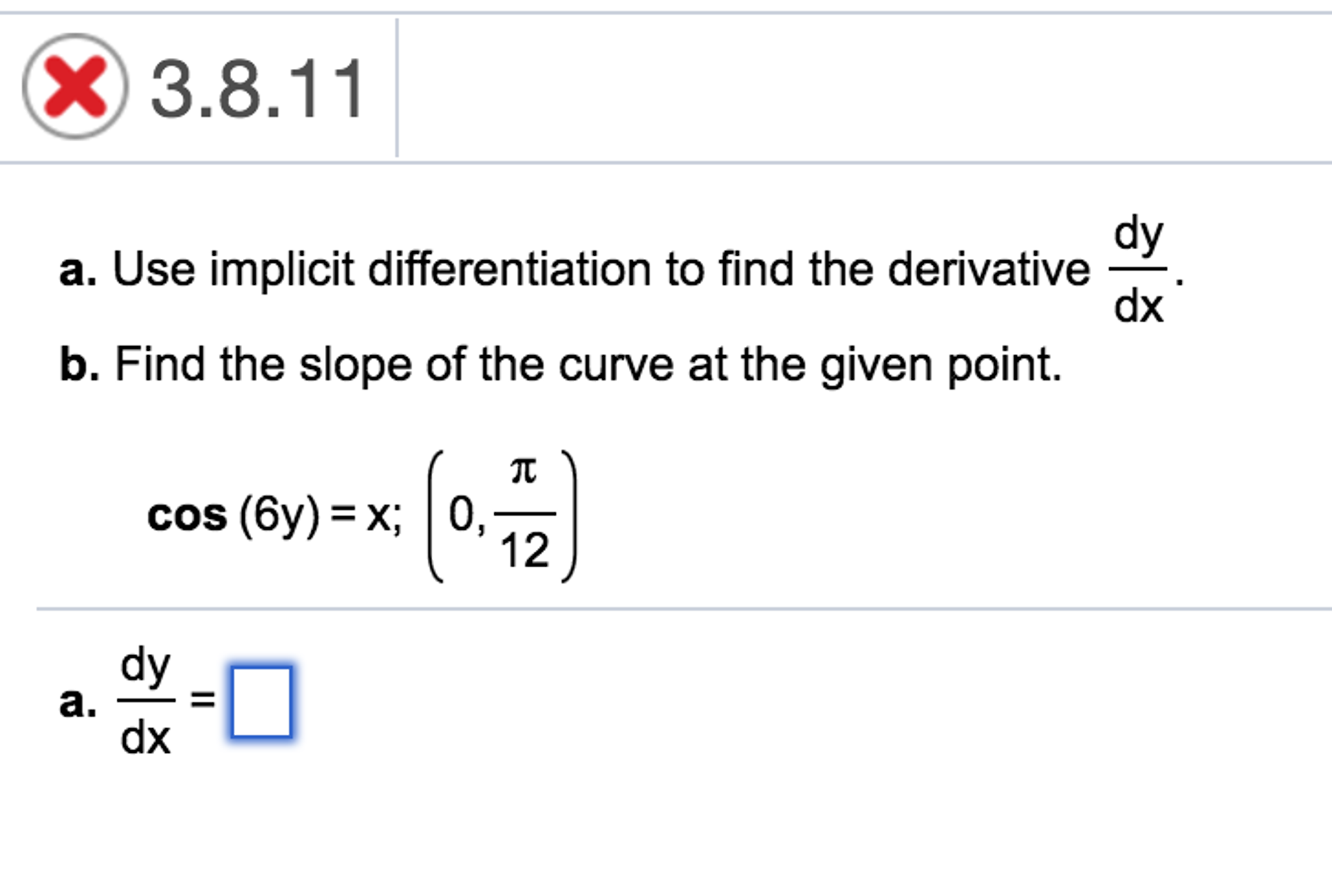 Solved a. Use implicit differentiation to find the | Chegg.com