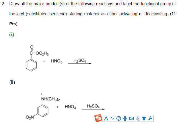 Aryl Functional Group